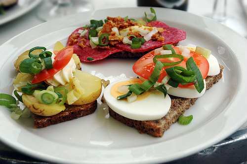 receitas tradicionais: Smørrebrød