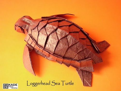 Kade Chan Origami Blog 香港摺紙工作室 (日誌): Loggerhead Sea Turtle