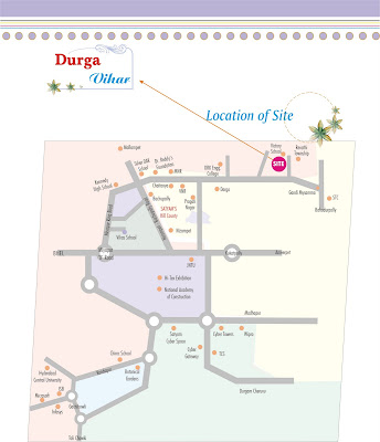 Durga Vihar Borampet ( Bowrampet ) Hyderabad: Location map