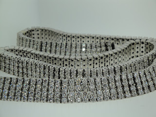 www.soiceyjewelry.com: 4 Row Diamond Solitaire Chain