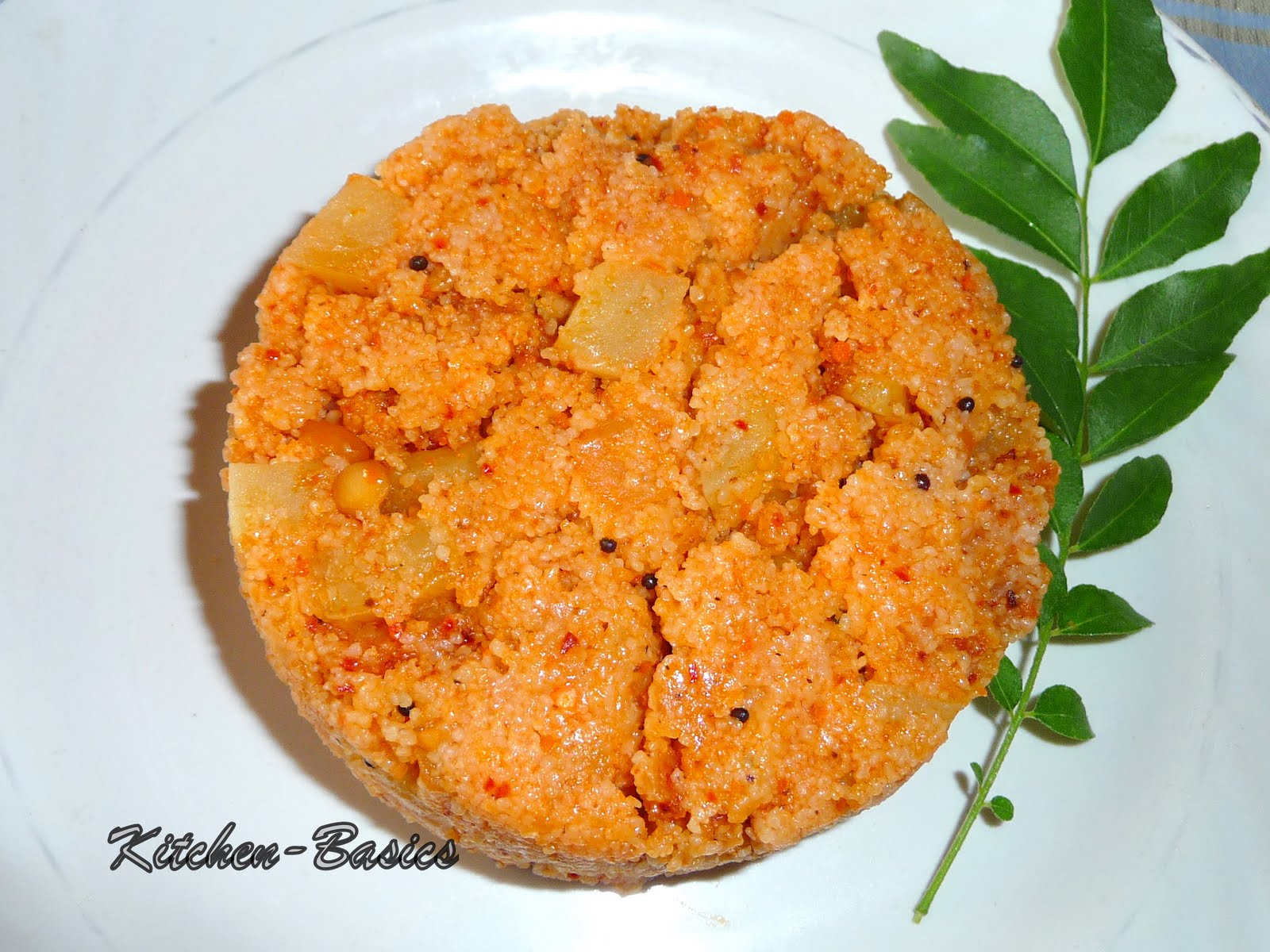 Kitchen-Basics: Masala Potato Upma