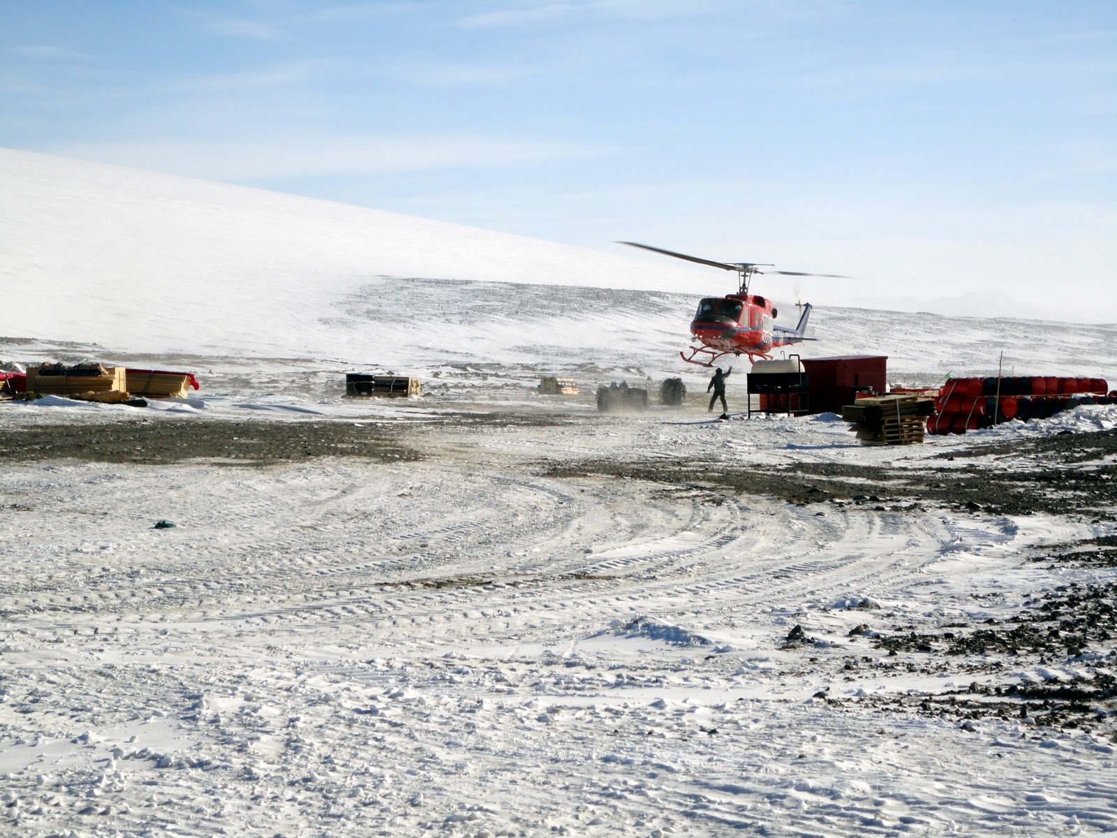 Aurora Australis: Aaron's return from Marble Point