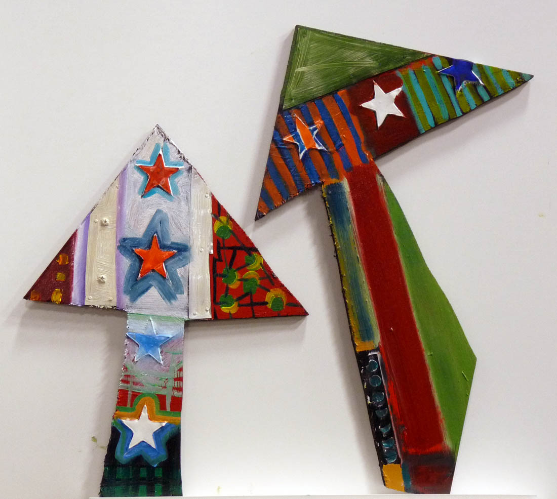 Nelligan Abstract Paintings: Abstract Arrows