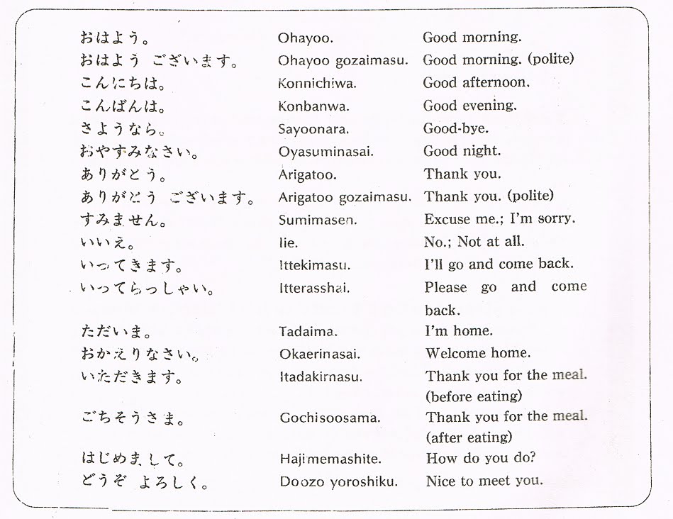 What Is A Traditional Japanese Greeting At Benjamin Harris Blog