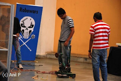 Windy Skies: Robowars at IIT Mumbai Techfest, 2010