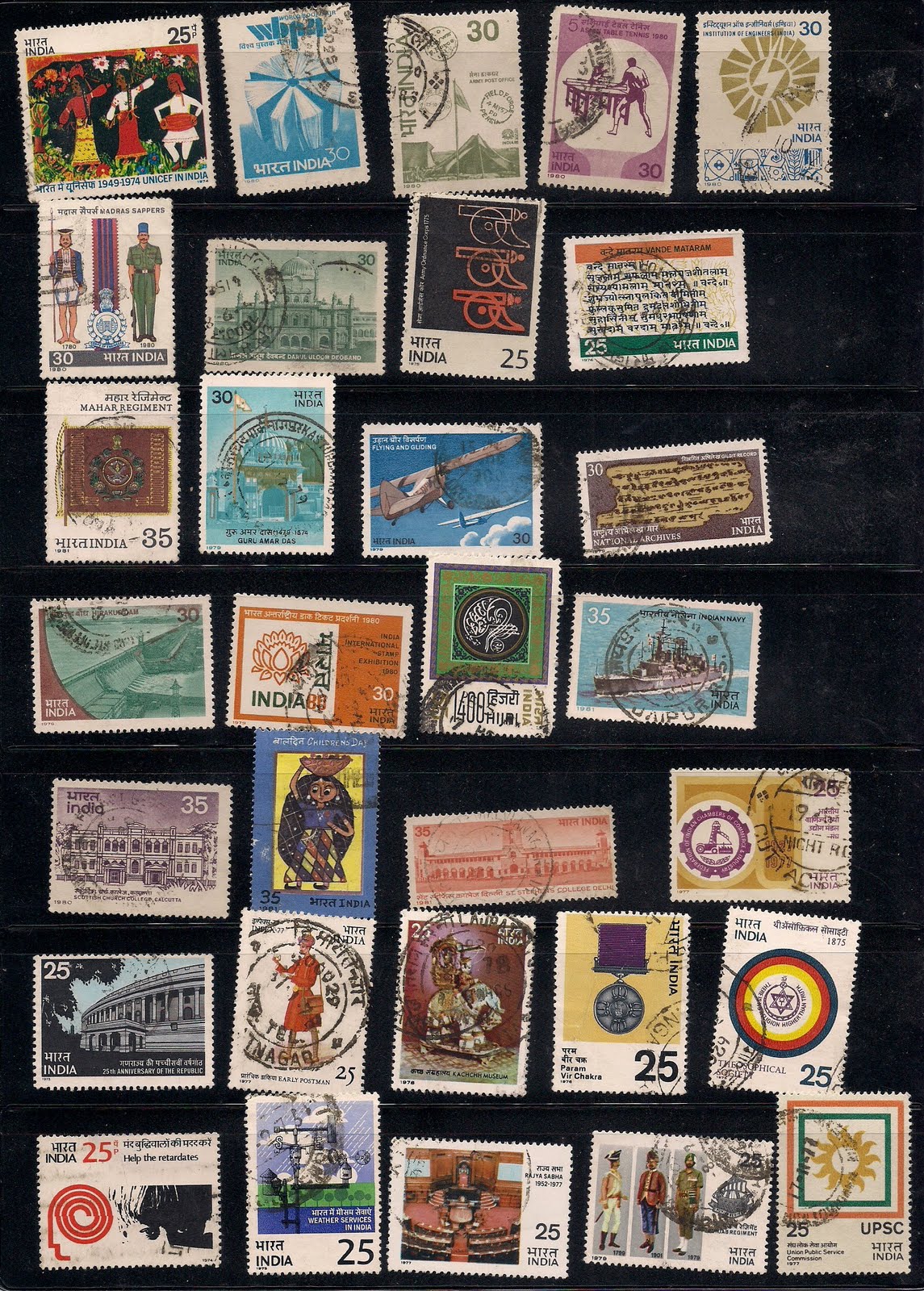 Philately Stamps: 500 STAMP PACKET OF INDIA