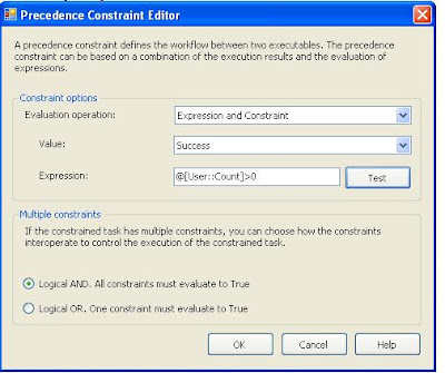SSIS - SQL Server Integration Services: Precedence Constraints