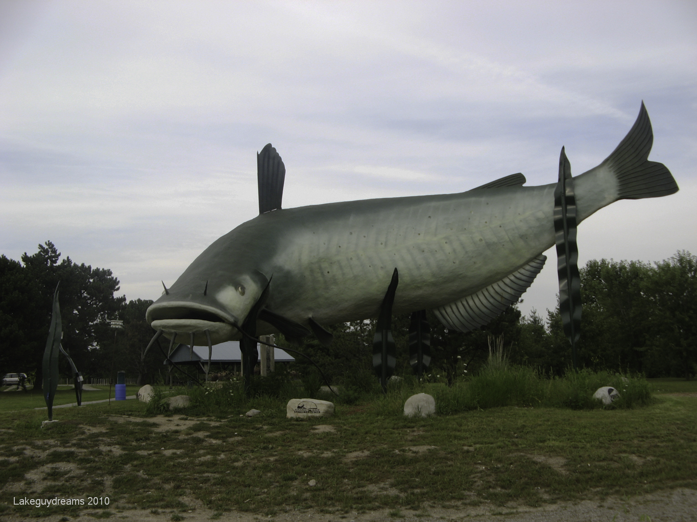 This is why I love Canada, my home town has a 40 foot Muskie sculpture ...