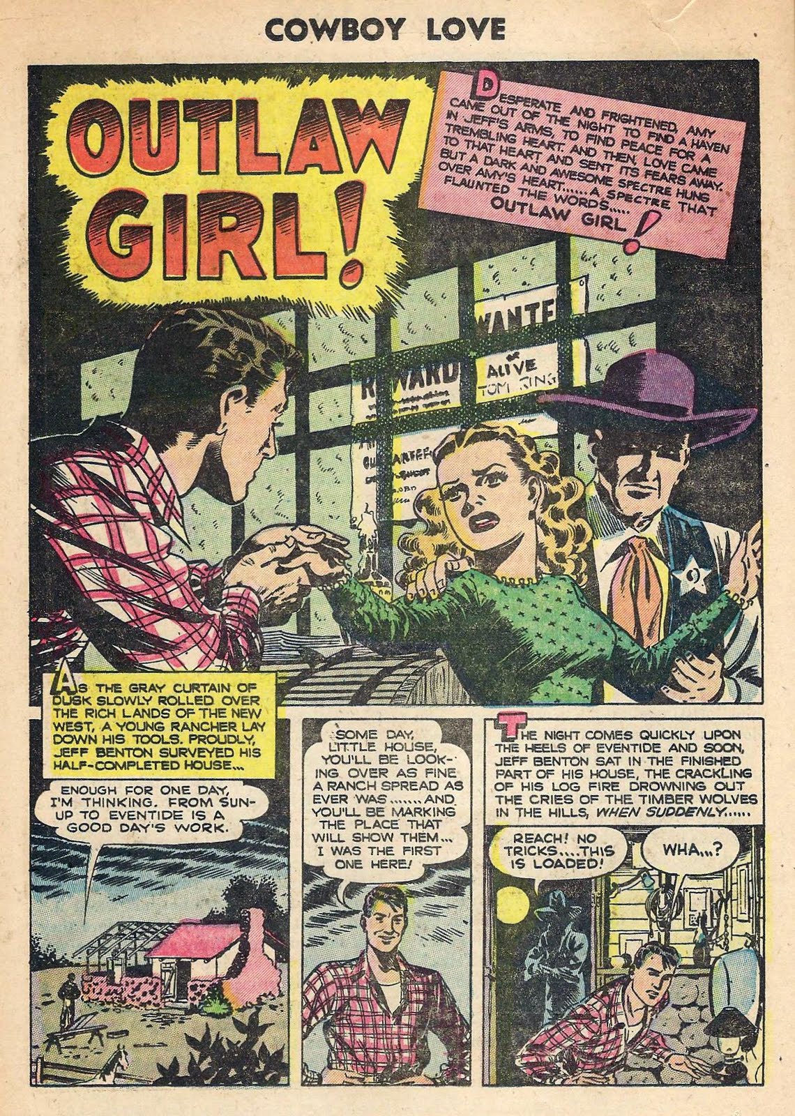 Once Upon A Time In The West In Comics: Outlaw Girl! - Cowboy Love #29