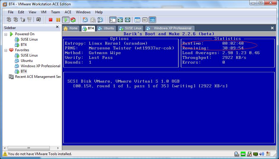 Todo es seguro ~~: Darik's Boot and Nuke