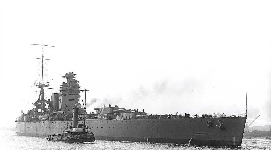 navy ship: battleship hms rodney pictures