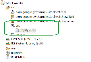 GWT Reference: How to use CSS and Images with GWT