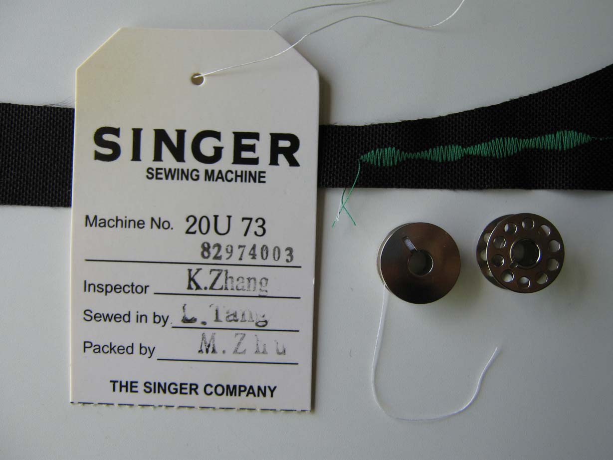 Leif Labs: Singer 20U73
