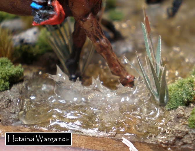 Hetairoi Wargames: Step by Step: Impetus base with river