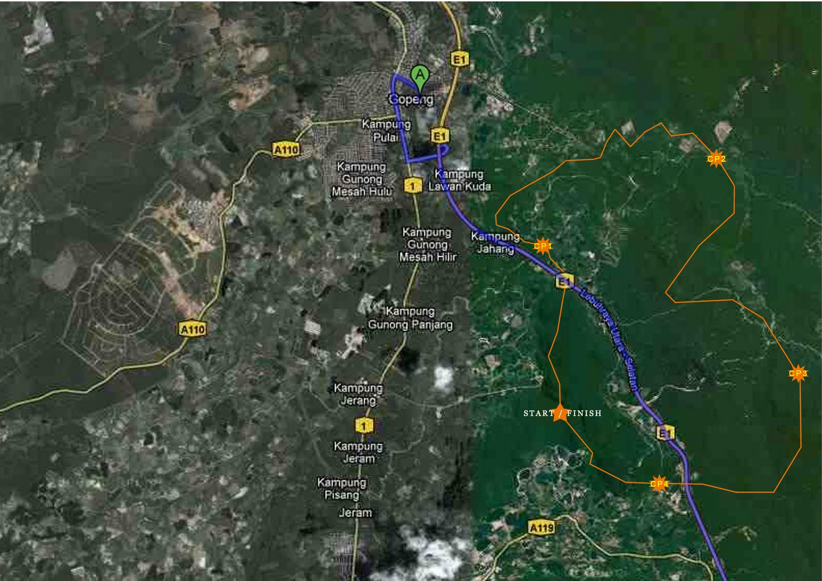 PEACE RIDE JAMBOREE GOPENG 2011: ROUTE MAP & PHOTOS...