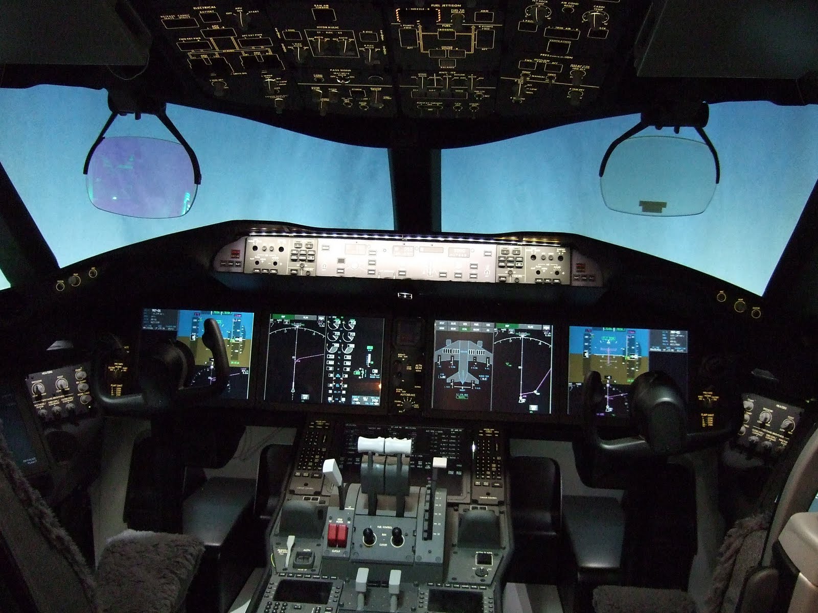 Boeing 787 Dreamliner: Boeing 787-8 Dreamliner Flightdeck