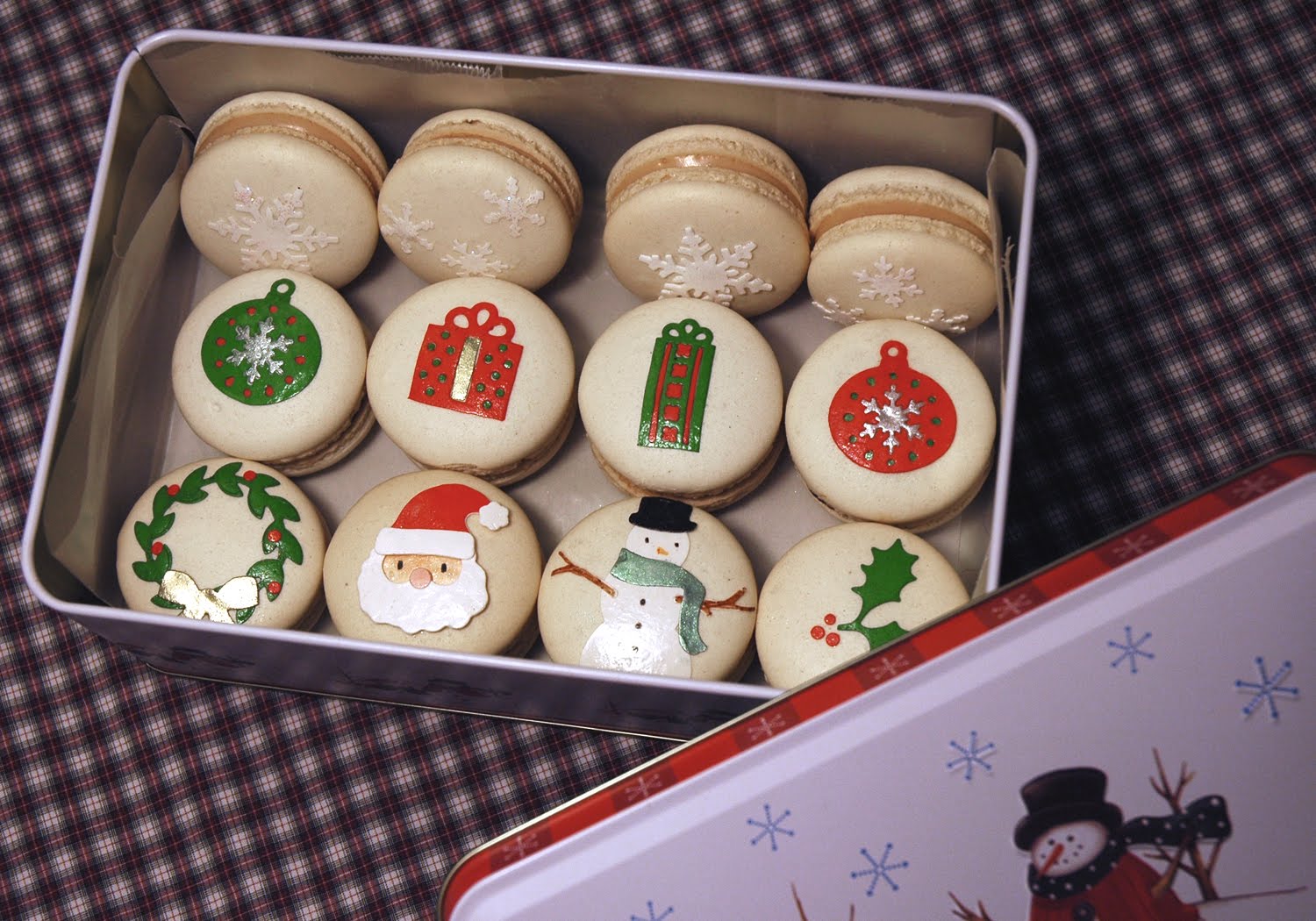 Macaron chacaron: Christmas Macarons!