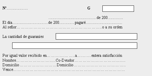 DOCUMENTOS COMERCIALES: PAGARÉ