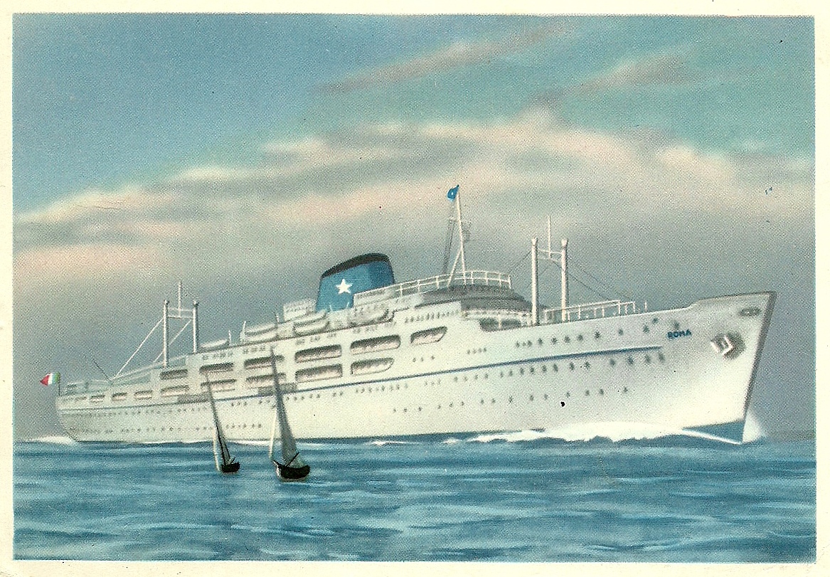 The traveler's drawer: FLOTTA LAURO. Turbonave "Roma"