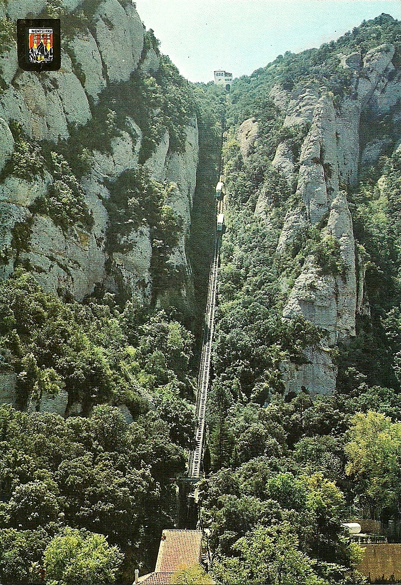 The traveler's drawer: MONTSERRAT. Funicular de Sant Joan