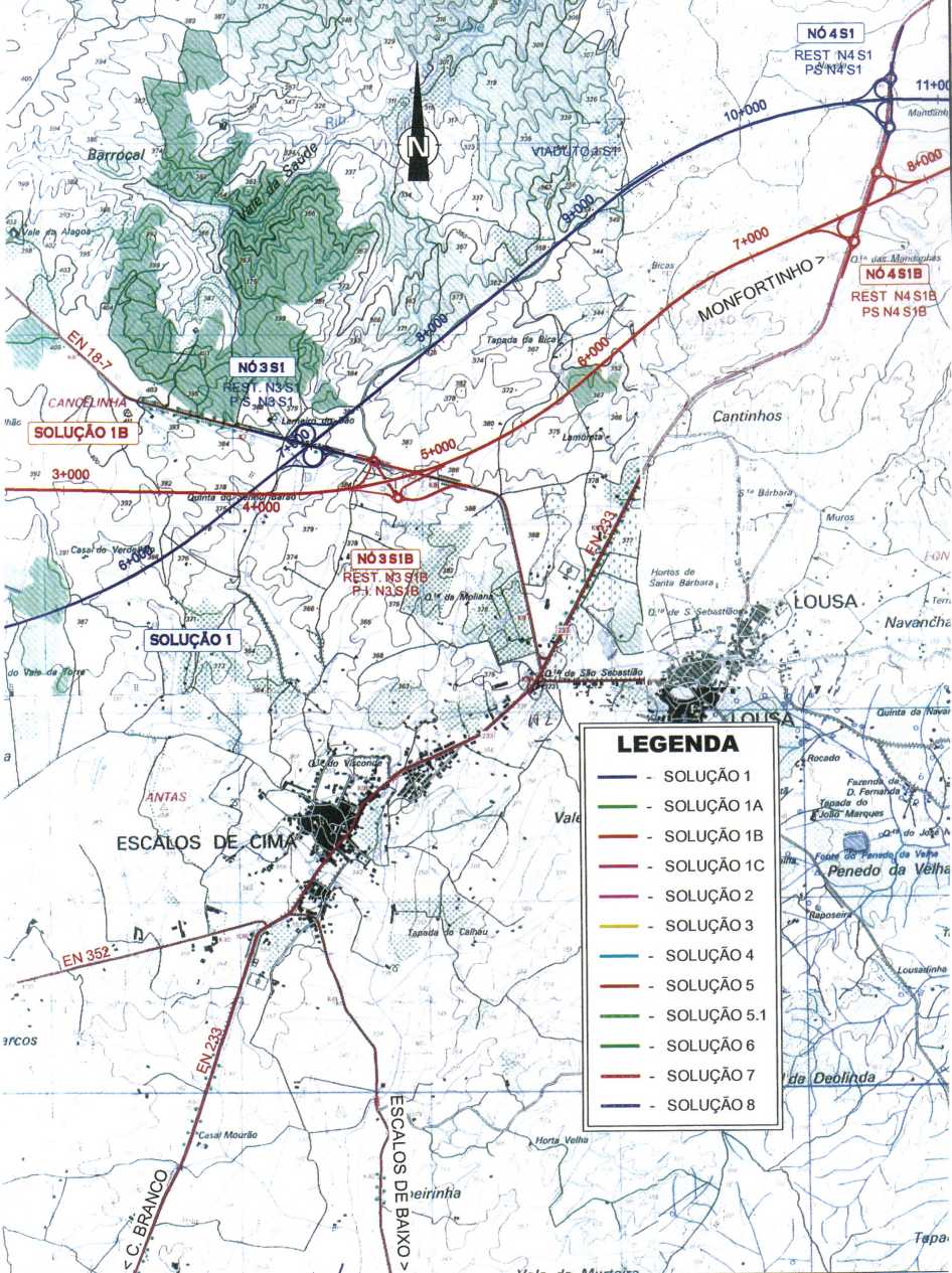 Rabiscos Lousenses: O traçado do IC31 na Lousa