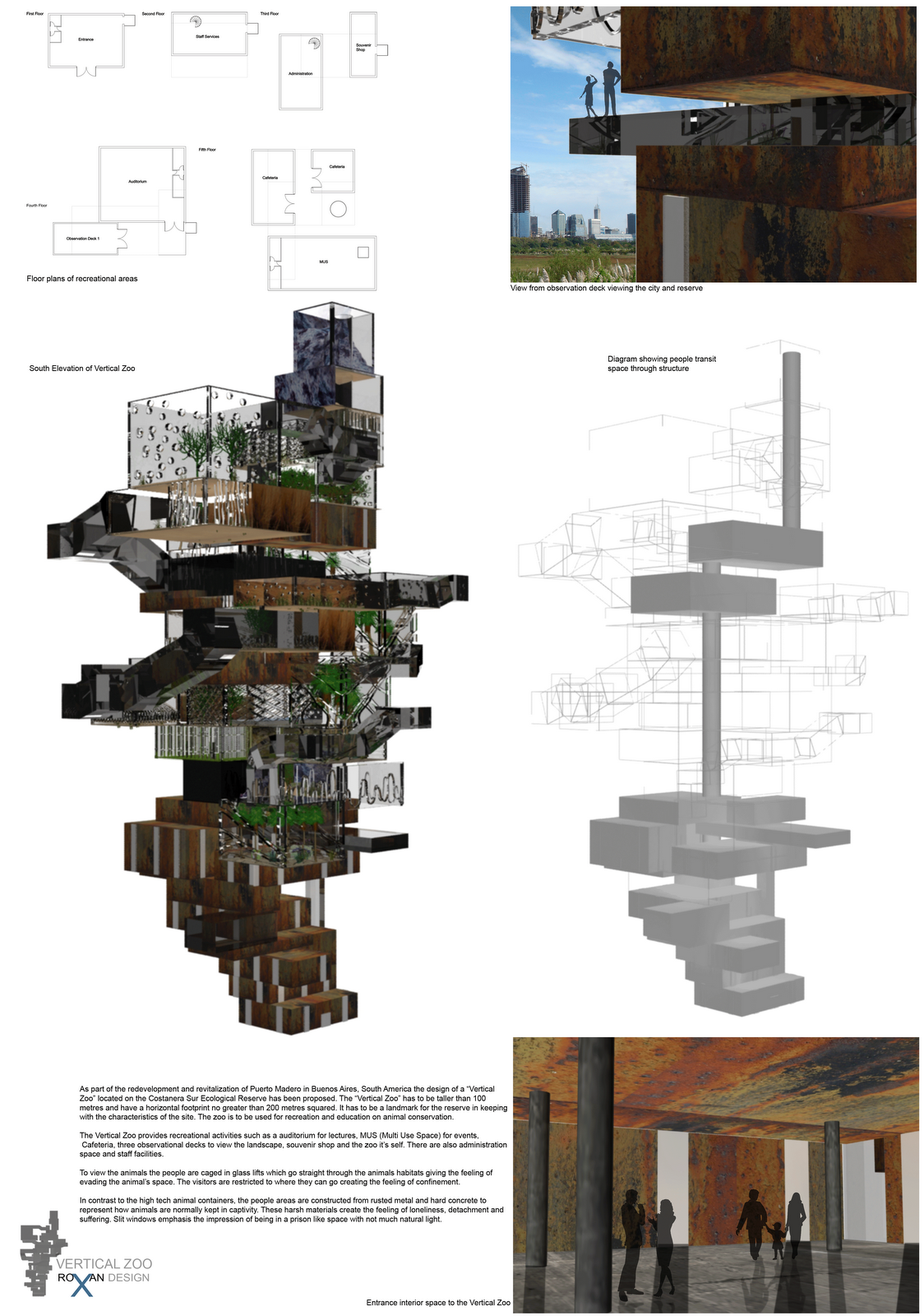 Roxan Design: Vertical Zoo