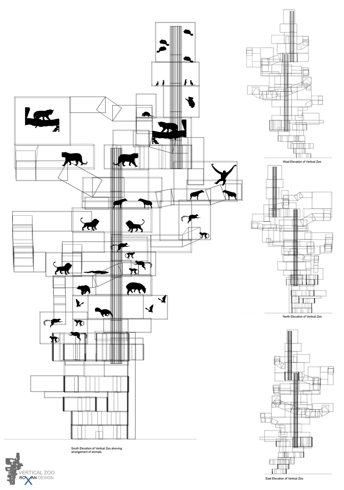 Roxan Design: Vertical Zoo
