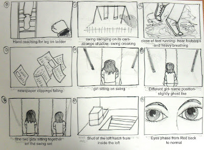 Advanced Portfolio Blog- Horror Movie: Storyboard