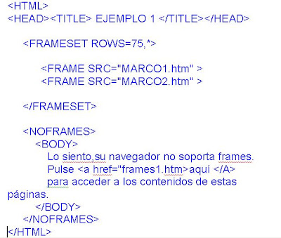 COMPUTACIÓN: FRAMES EN HTML - 4TO DE SECUNDARIA