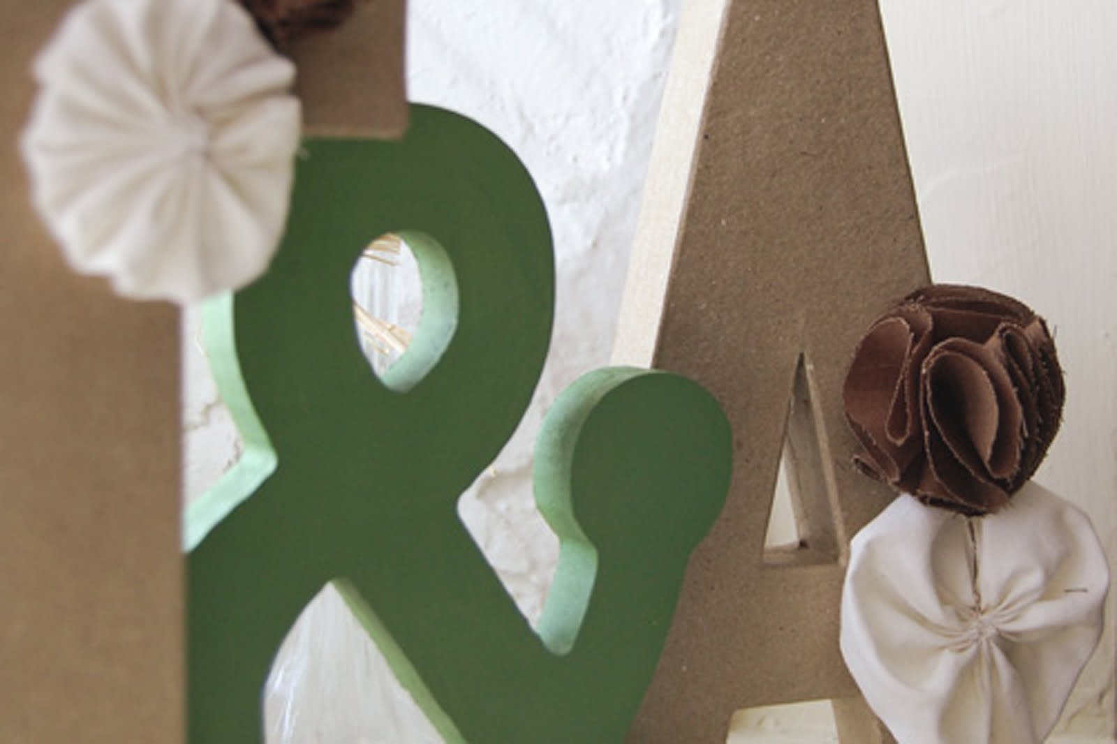 DIY: Home Decor Letters - In Honor Of Design