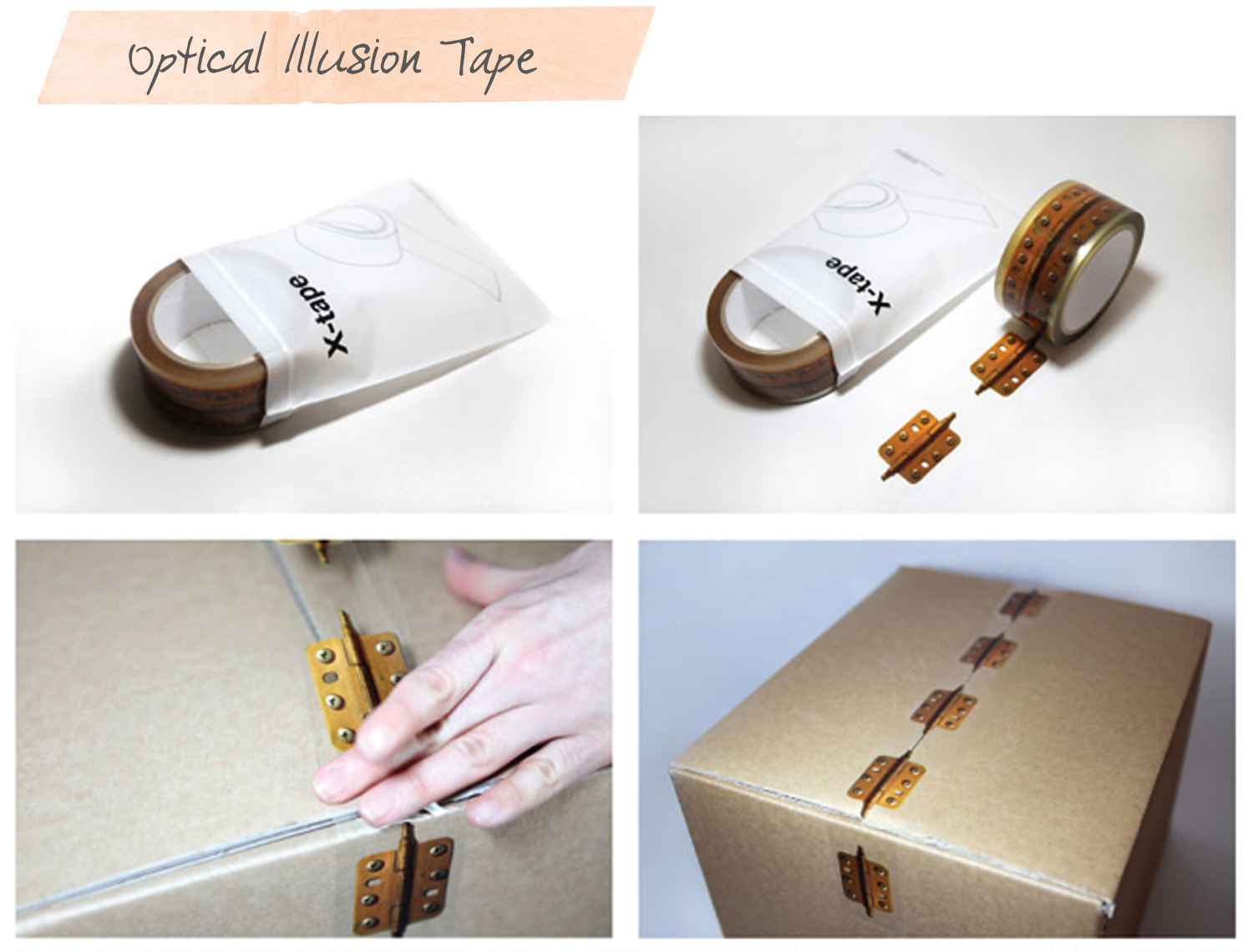 Product Packaging: Hanger Tea + Illusion Tape - In Honor Of Design