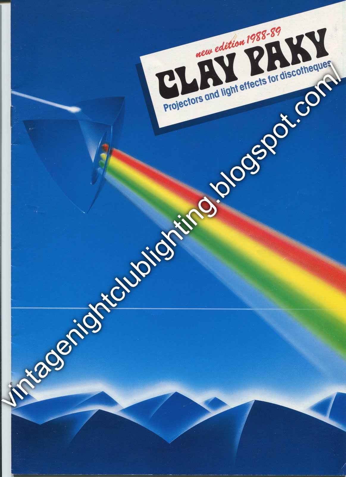 Vintage Night Club Lighting: Clay Paky Catalogues and Brochures