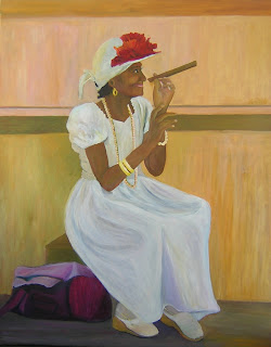 Galicia al óleo: SANTERA CUBANA