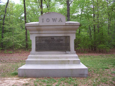 Civil War Notebook: 8th Iowa Infantry Monument: Shiloh National ...