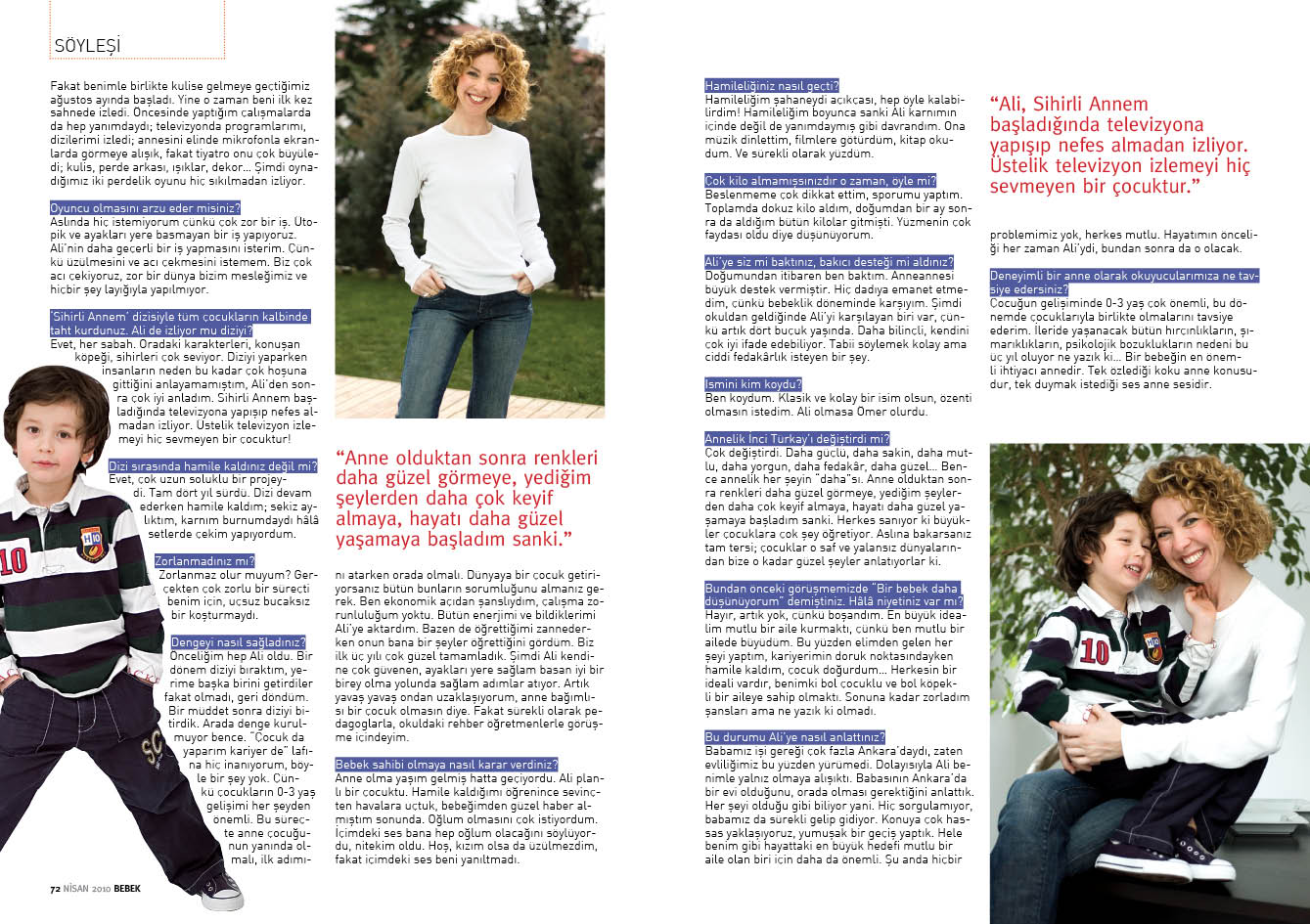 İnci Türkay:" En büyük idealim mutlu aile" - Müge Serçek Biroğlu