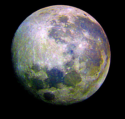 Current Astrophotography: Feb 2 2007 - Geologic Colors of the moon