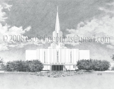 Neal Esplin: LDS Temple Sketches