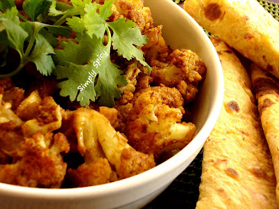 Simply Spicy: Cauliflower Sabzi