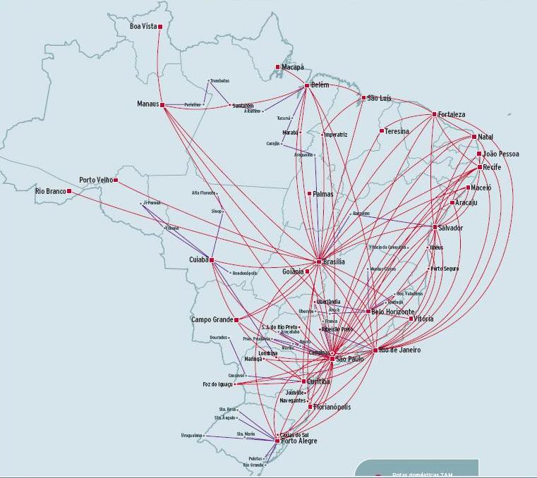 FSalways: MAPA DE ROTAS DE EMPRESAS BRASILEIRAS