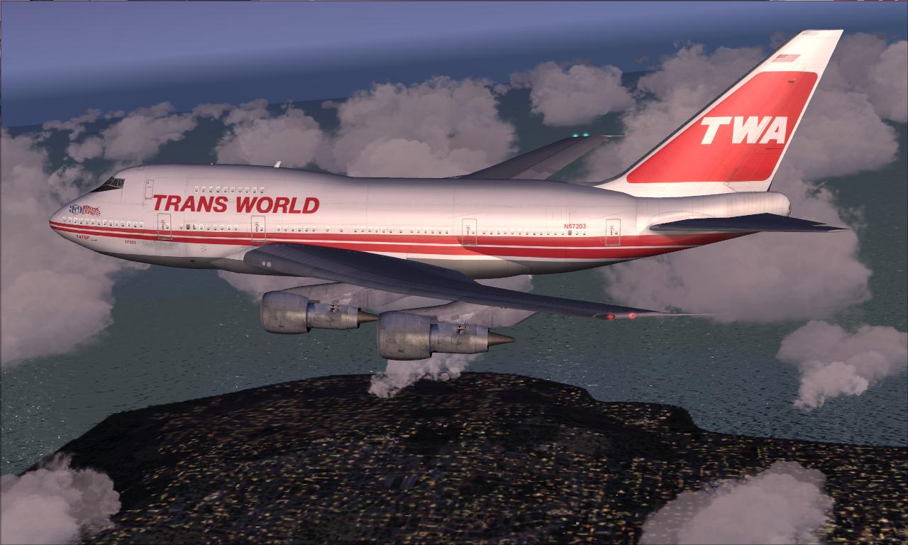 FSalways: BOEING 747SP TWA TRANS WORLD AIRLINES