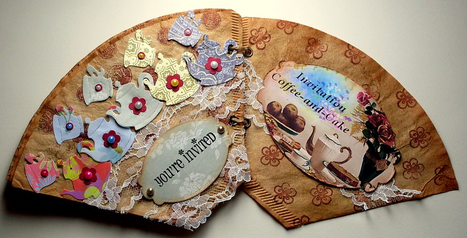 PetraB's Allsorts: Coffee Filter - A Little Booklet