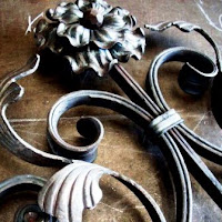 Farmweld: Wrought iron door panel and new gate topper ...