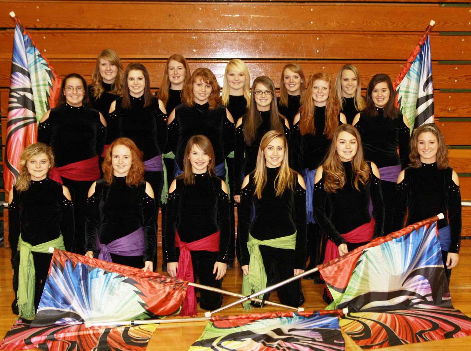 Montezuma Blue and White: Color Guard dazzles with fifth place