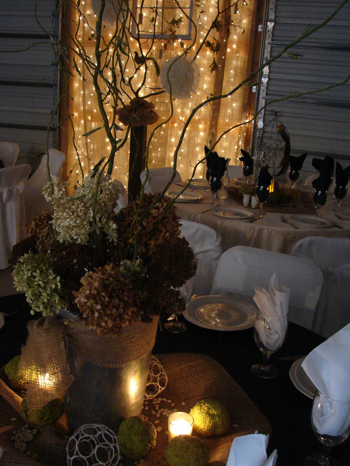 Cobblestone Farms: Wedding Table Centerpieces - "Country Style"...