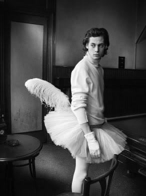 POISED & READY: Men in TuTu's... Check!