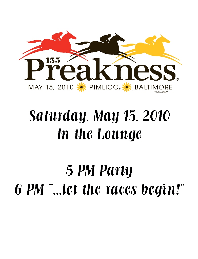Wolf Laurel Country Club Bulletin Board: Preakness, Sat, May 15