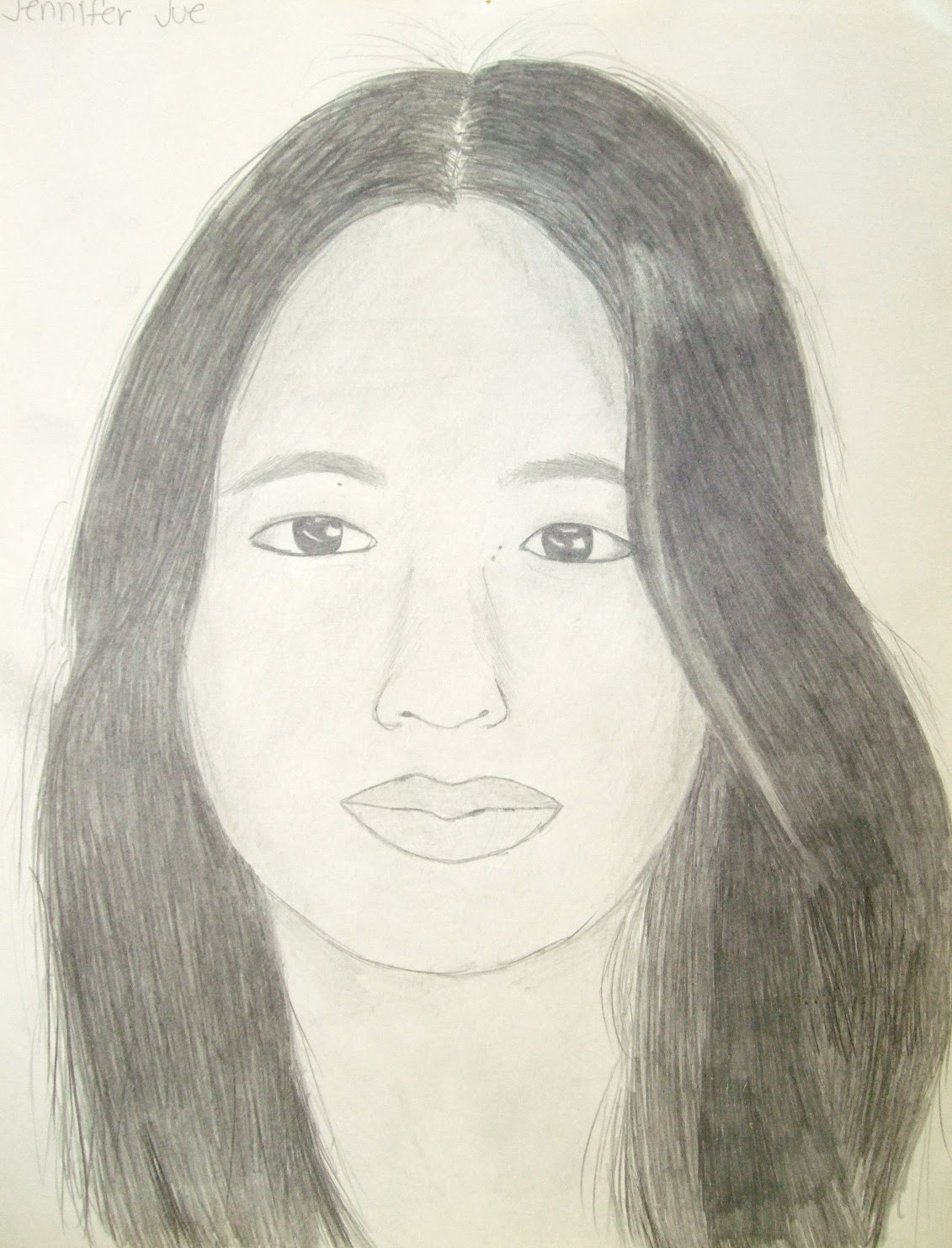 highschoolart: Self Portrait Drawing High School Art