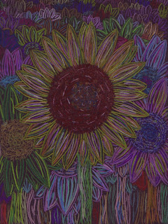 highschoolart: Color Pencil Mark Making High School Art