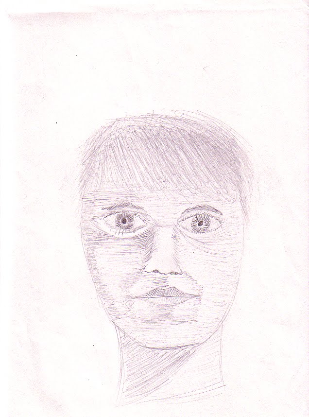 highschoolart: Pencil Self Portrait High School Art