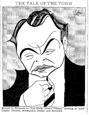 Mostly Paper Dolls: Edward G. Robinson, Caricature for "The Talk of the ...